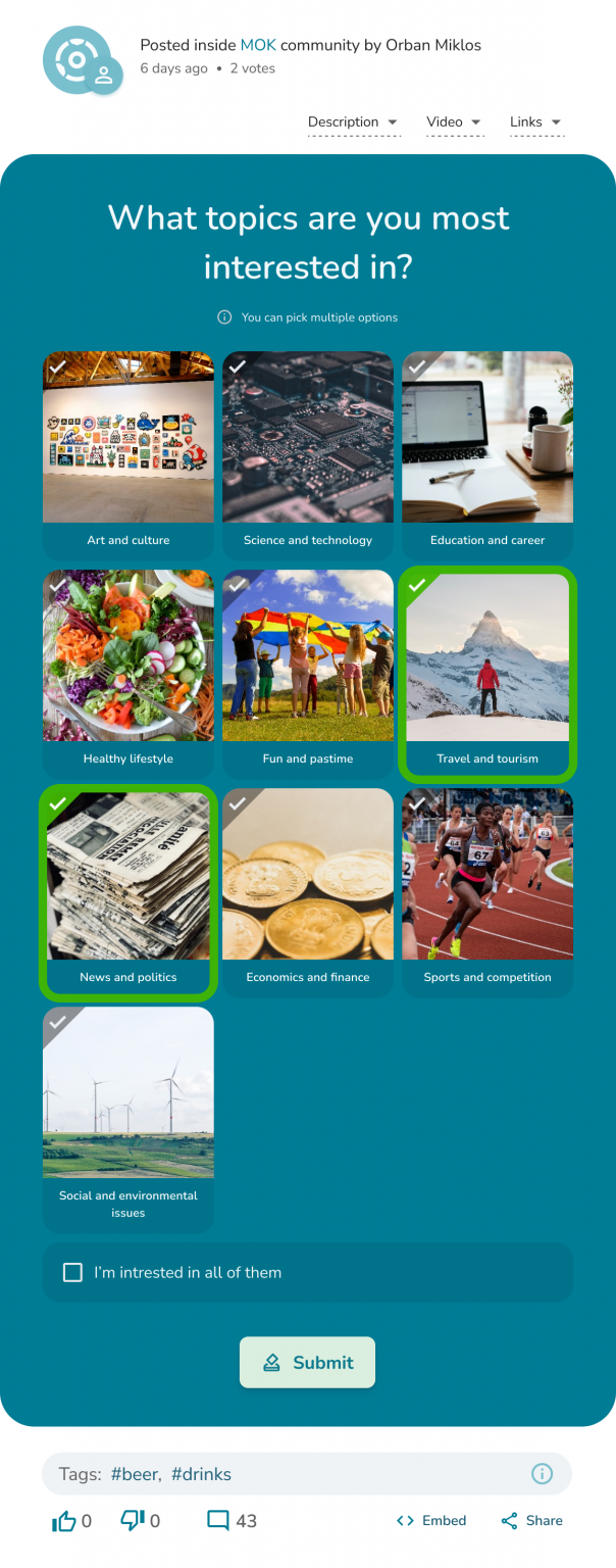 Engage Your Customers with Interactive Surveys - PegaPoll